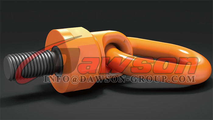 Metric Thread and UNC Thread Type G80 Swivel Hoist Ring, Forged Alloy ...