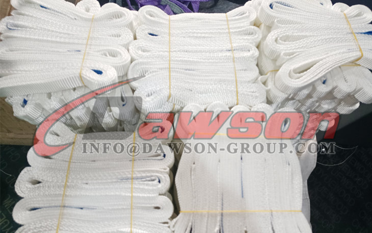Polyester One Way Slings for Lifting, Crane Lifting Slings, Disposable ...