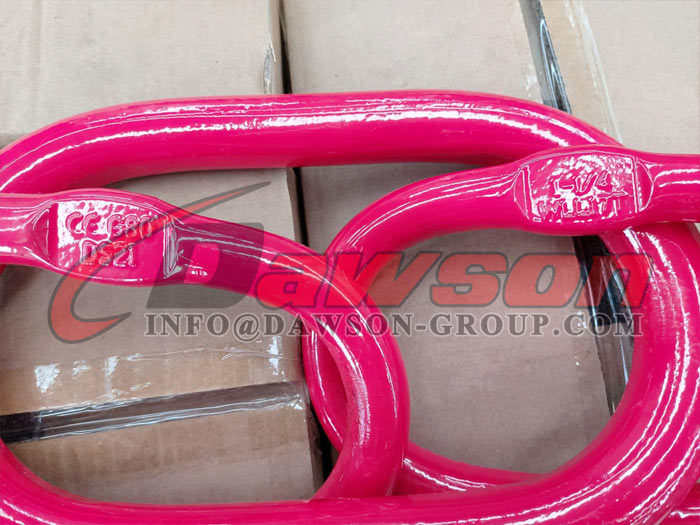 Grade 80 Welded Master Link Assembly With Flat for Steel Wire Rope ...