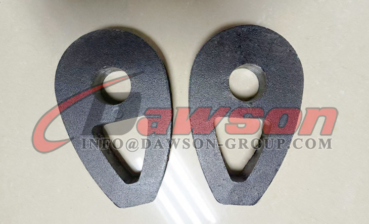 DIN 3091 Ductile Iron Thimble, Heavy Duty Wire Rope Thimbles EN 13411-9 ...