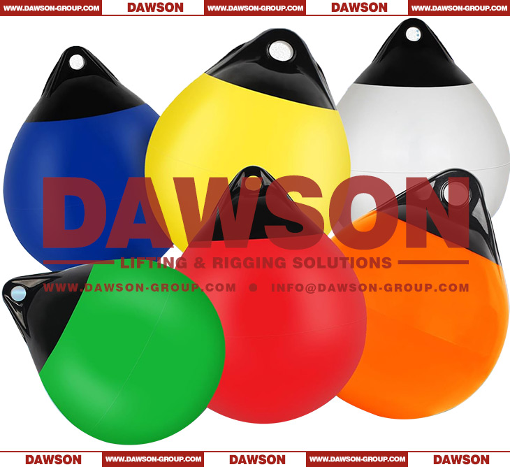 DAWSON Boat Fender Ball Round Anchor Buoy, Boat Buoy Ball Vinyl ...