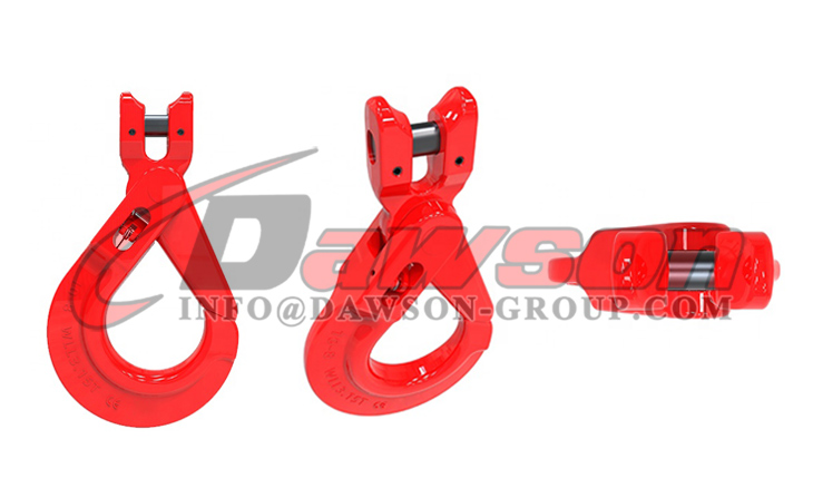 G80 / Grade 80 Clevis Selflock Hook with Side Trigger for Chain Slings ...