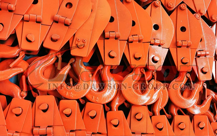 DSPB-F1 Heavy Duty Single Open Hook Pulley for Lifting, Single Wheel ...