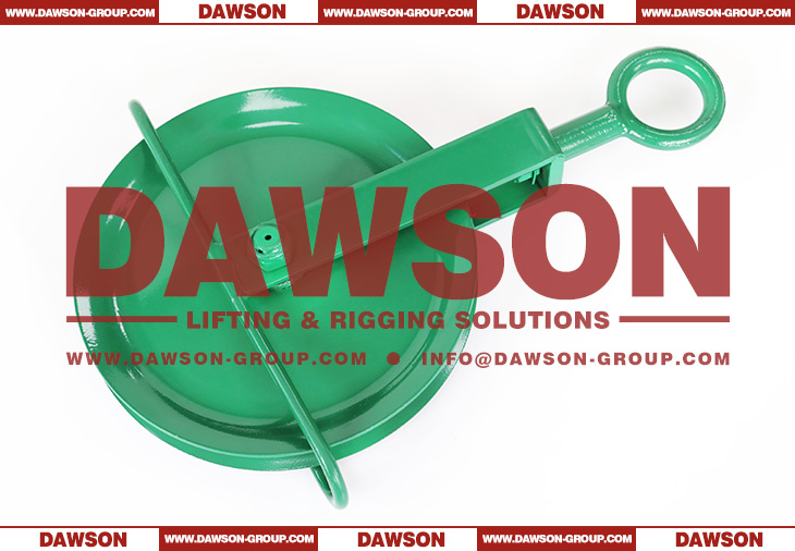 DS-B107 Heavy Duty Gin Wheels Pulley Gin Block Rope Pulley with Powder ...