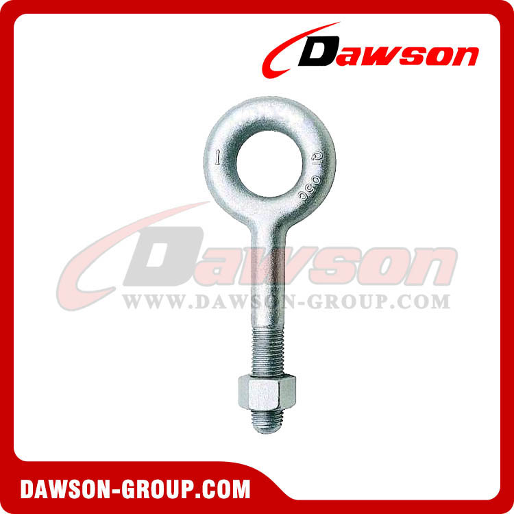 Forged Eye Bolt With Hex. Nut, Forged thimble eye bolt - Dawson Group ...