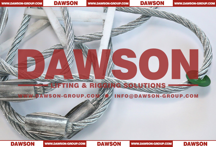 6x19+IWR Galvanized Steel Wire Rope, Cast-in Loop, Lifting Clutch ...