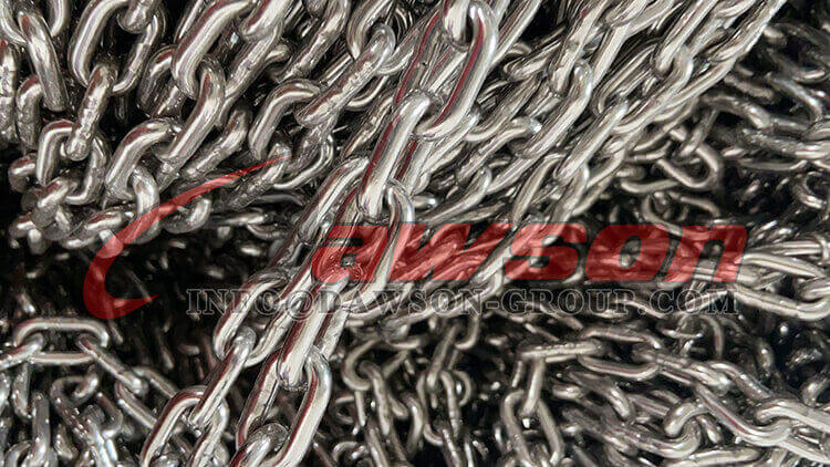 Korean Standard Stainless Steel Link Chain, weldless link chain ...