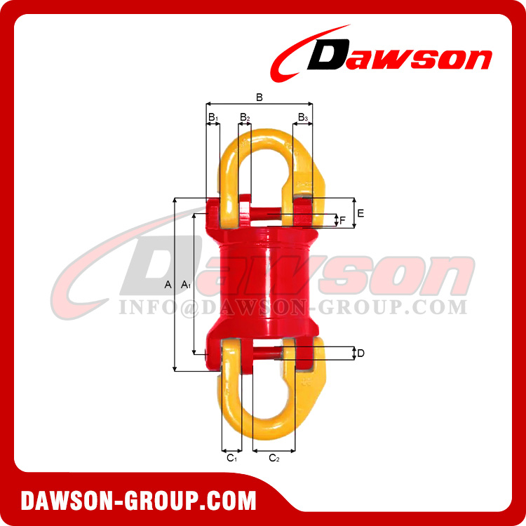 Steel Trawling Swivels with Tapered Roller Thrust Bearing - Greaseable ...