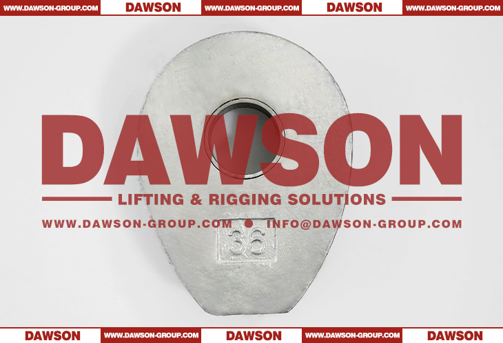 JIS Type Solid Thimble, JIS B 2802 Dead Eye Thimble, Heavy Duty Casting ...