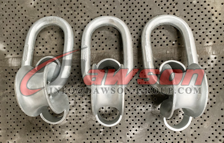 Hot Dip Galvanized Fiber Rope Thimble K3-B with Ear & Master Link for ...