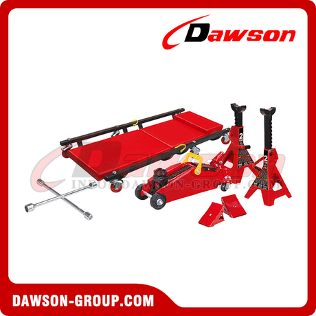 2 Ton Trolley Jack Combo Set, Combination Kit, Trolley Jack, Foldable ...