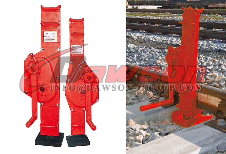 20T Ratchet Steel Jack, 20000KG Heavy Duty Mechanical Steel Jack ...