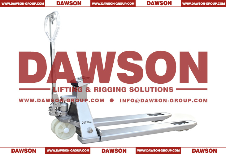 DS-SS-MPTS Stainless Steel Manual Pallet Truck Scales, SS316 SS304 ...