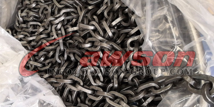 Grade 80 D-Shape Forestry Chain, G80 Welded Forestry Link Chain, Grade ...
