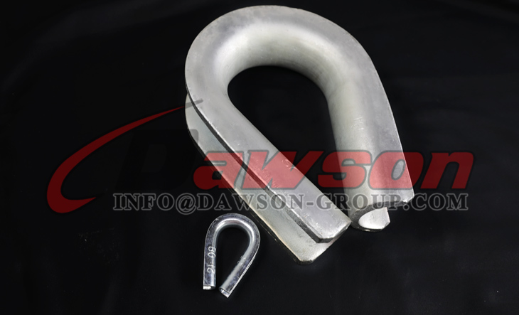 Brazilian NBR Standard Stamped Heavy Duty Wire Rope Thimble, Wire Rope ...
