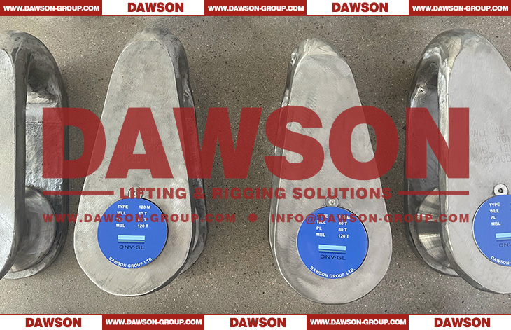 Stainless Steel Mandal Fairlead Shackle with Roller, Hot Dip Galvanized ...