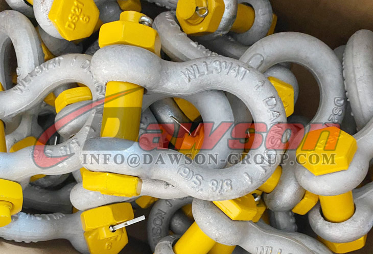 DAWSON Brand US Type Chain Shackles, Drop Forged Steel Anchor Shackle ...