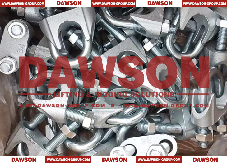 DIN 741 Galv. Malleable Casting Wire Rope Clip, Cast Steel Galvanized ...