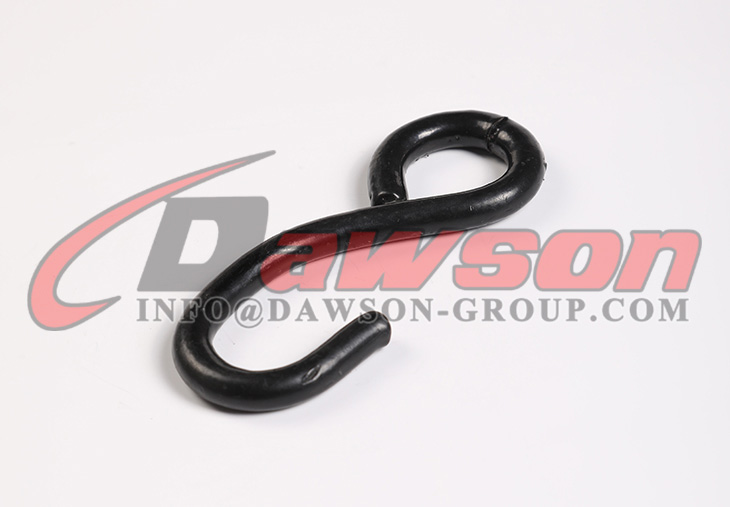 BS 750KG / 1650LBS S Hook With Plastic Coating, Rubber Coated S Hooks ...