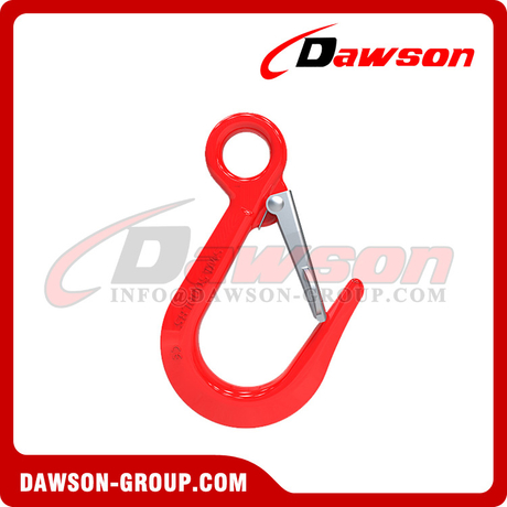 DS115 Forged Alloy Steel Large Throat Opening Eye Hook with Latch ...