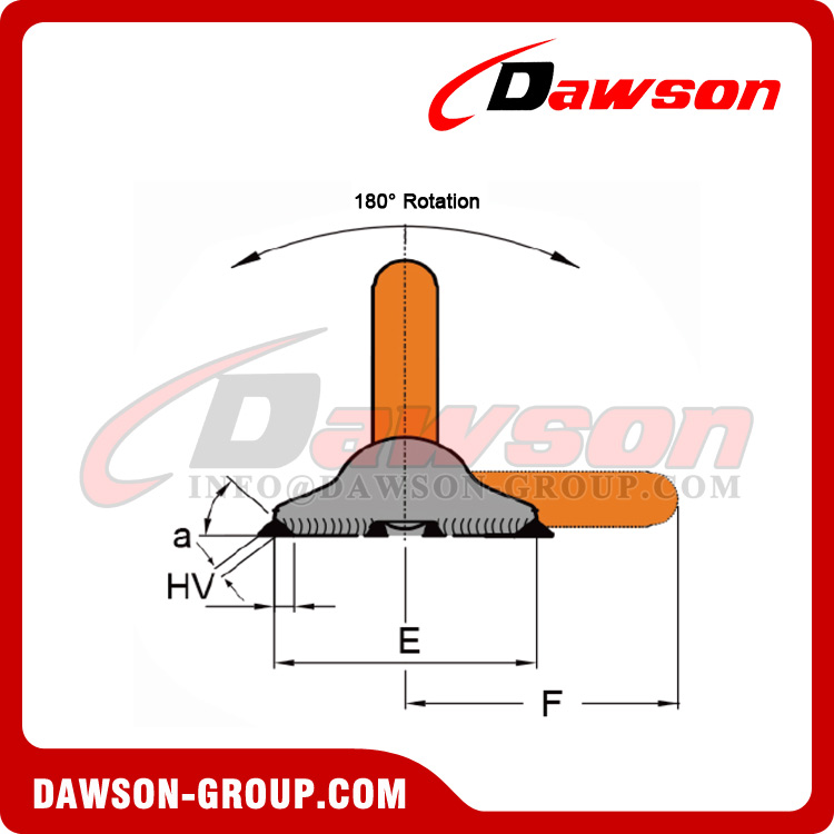 DS092Y G80 Welded Lifting Lug, Grade 80 Lifting Points - Dawson Group ...
