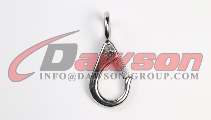 Rigid Eye Snap Hook, 90 degree Fixed Eye Spring Snap Hook - Dawson ...