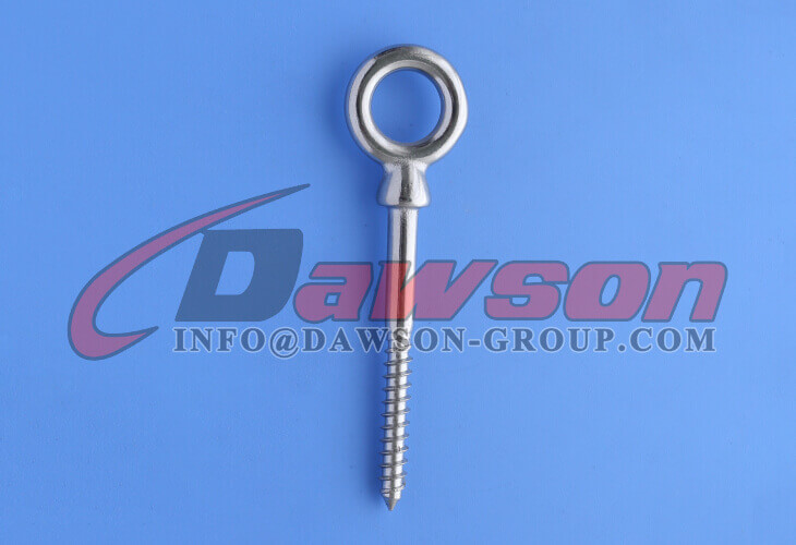 Stainless Steel Wood Screw Lag Thread Eye Bolt, AISI304 Wood Screw Lag ...