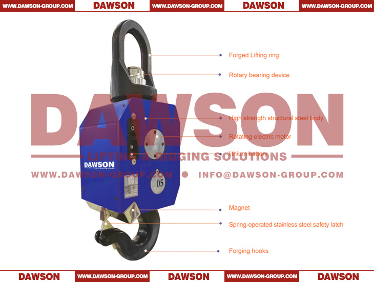 DAWSON Automatic Safety Crane Hook, Automatic Safety Lifting Equipment ...