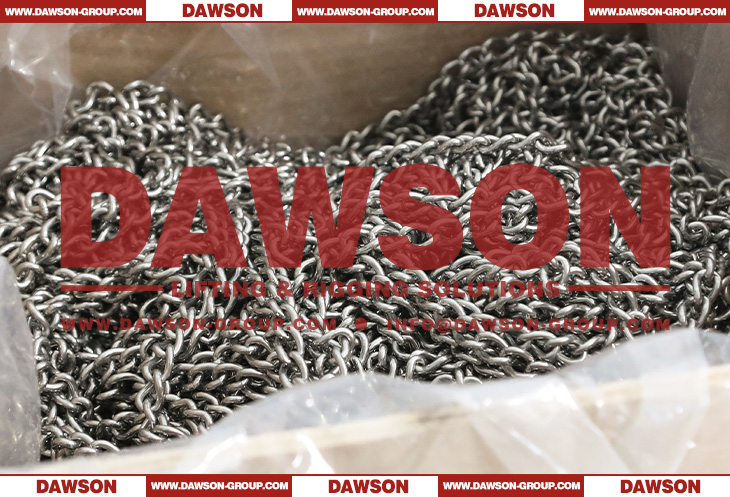 Stainless Steel 316 Twisted Welded Link Chain, SS316 Twist Link Chain ...