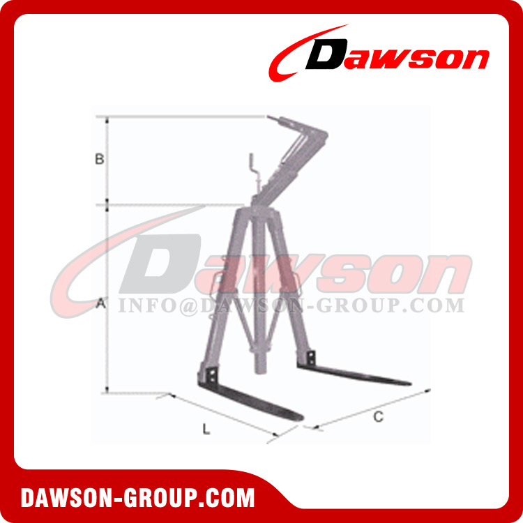 DSCFC Crane Fork Type C, Automatic Weight Balance Crane Fork, Lift Fork ...