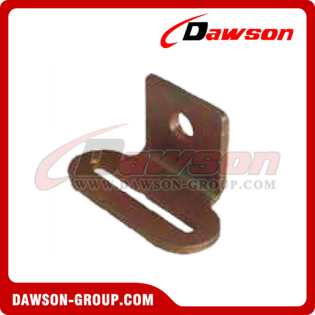BS 340KG/748LBS 1 inch Small Metal Flat Hook, 1" Zinc Plated Metal Flat ...