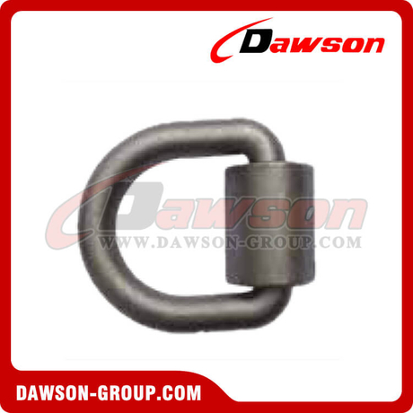 MBS 26500lbs/12000kgs 3/4" Forged Mounting D Ring with Bracket, Forged ...