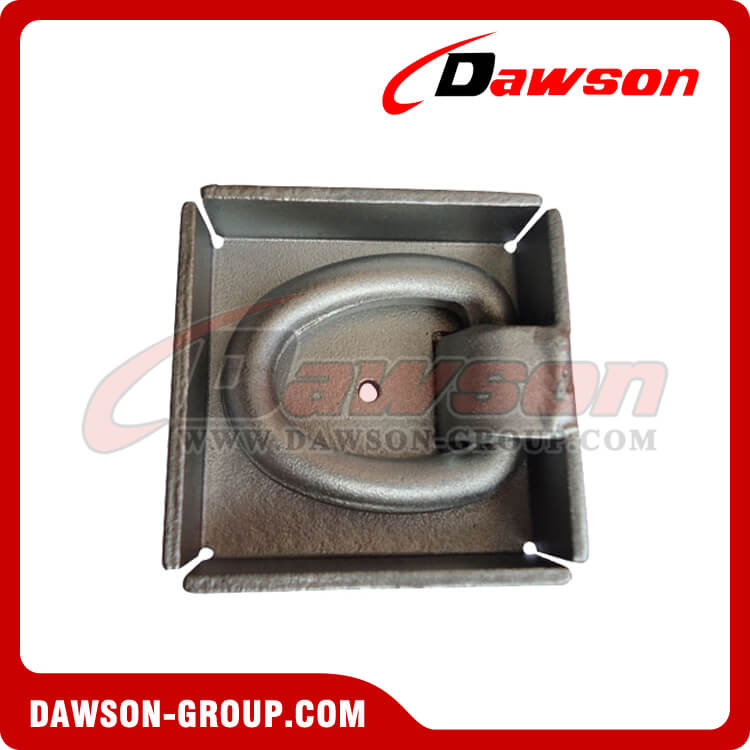 BS 6000kgs/13200lbs Surfaced Mounted D Ring, Forged Pan Fittings ...