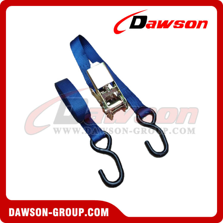 800kg Mini Ratchet Strap With PVC S-Hooks 3m, 25MM Mini Ratchet Tie ...