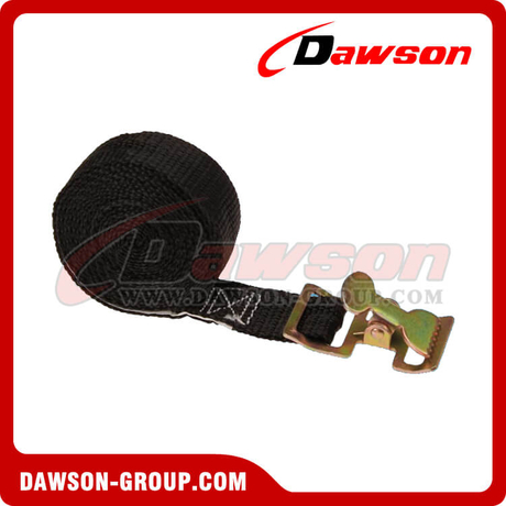 1’’×8’ Action Spring Buckle Strap, 30LBS Ratchet Tie Down Lashing Strap ...