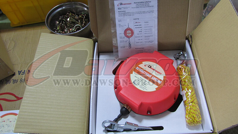 DS-HE-10N, DS-HE-12N, DS-HE-15N Nylon Vertical Retractable Lifeline ...