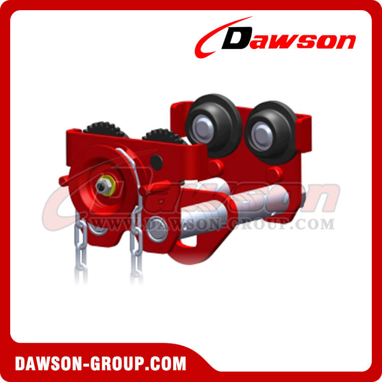 500kg-10000kg Geared Travel Trolley, 0.5-10Ton Hand Chain Trolley ...
